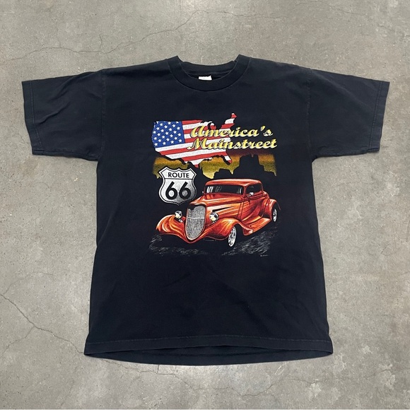 American Vintage | Shirts | Vintage 99s American Made Muscle Car Tshirt Mens Large Made In Usa ...